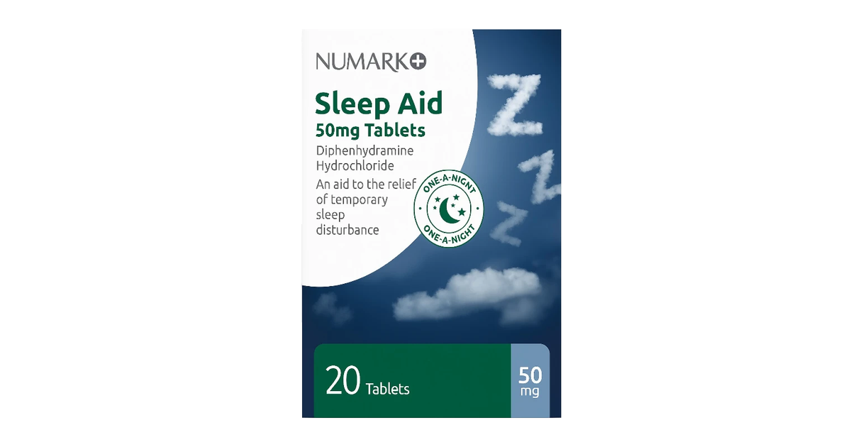 Sleep Aid 50mg: One-a-Night Relief for Restful Sleep | Weldricks