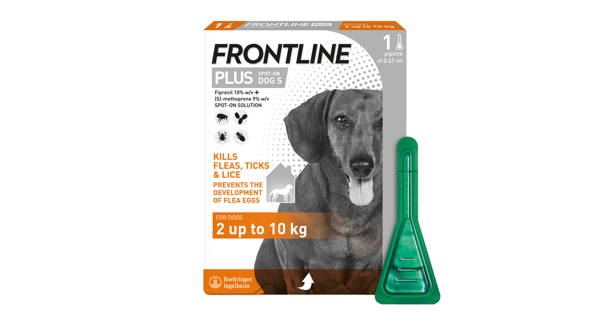 Frontline Plus Spot On Small Dog Pipettes Pack of 1