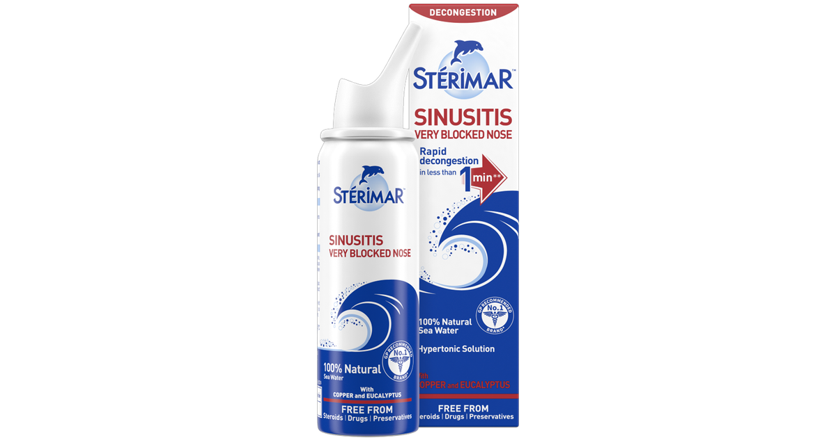 Clear Blocked Sinuses with Sterimar Sinusitis Nasal Spray