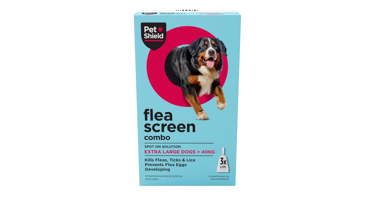 Flea Screen Combo Spot-On Extra Large Dogs 3 Pack | Weldricks
