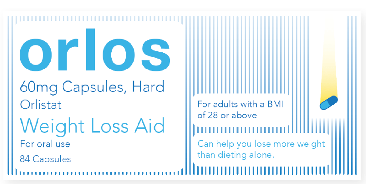Orlos 60mg Weight Loss Capsules (Pack of 84) | Weldricks Pharmacy