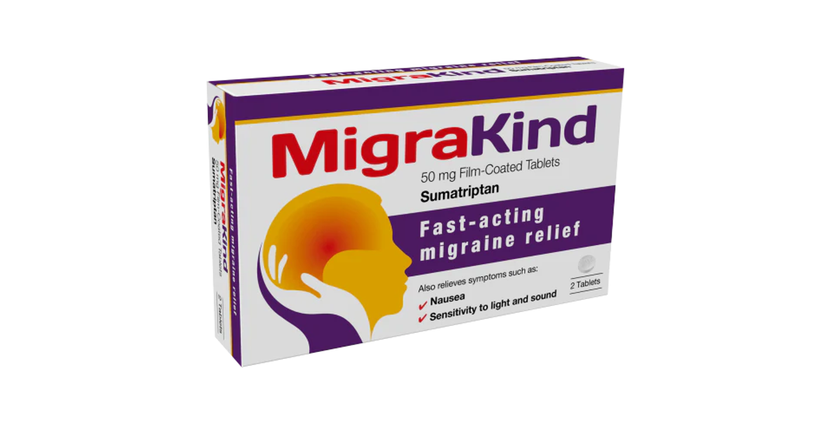 MigraKind Migraine Relief Tablets Pack of 2