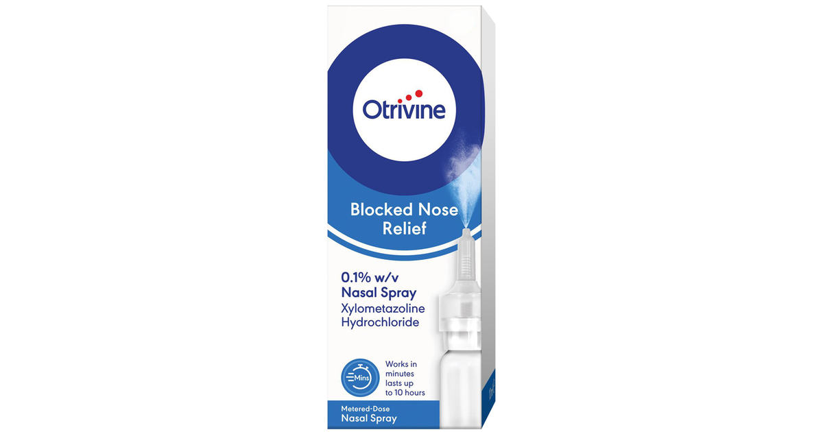Otrivine Blocked Nose Relief Spray 10ml | Fast & Lasting