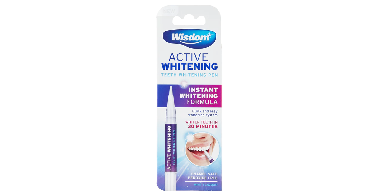 Wisdom Active Whitening Teeth Whitening Pen 2ml