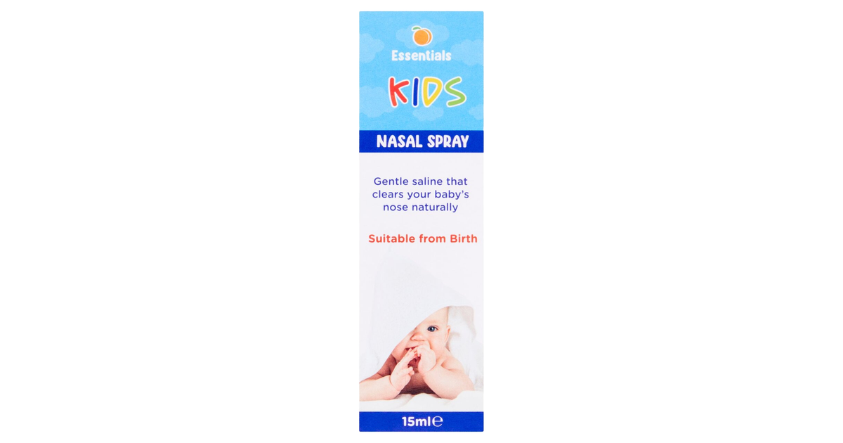 Peach Essentials Kids Saline Spray: Gentle Nose Relief