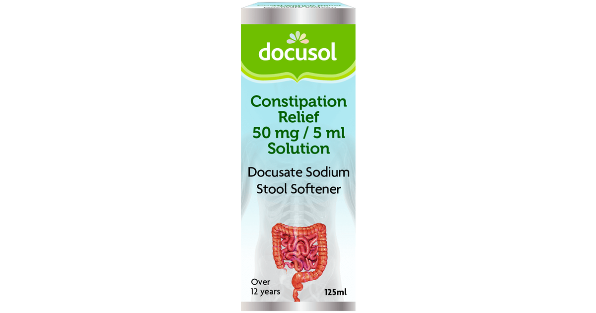 Docusol Constipation Relief Solution 125ml