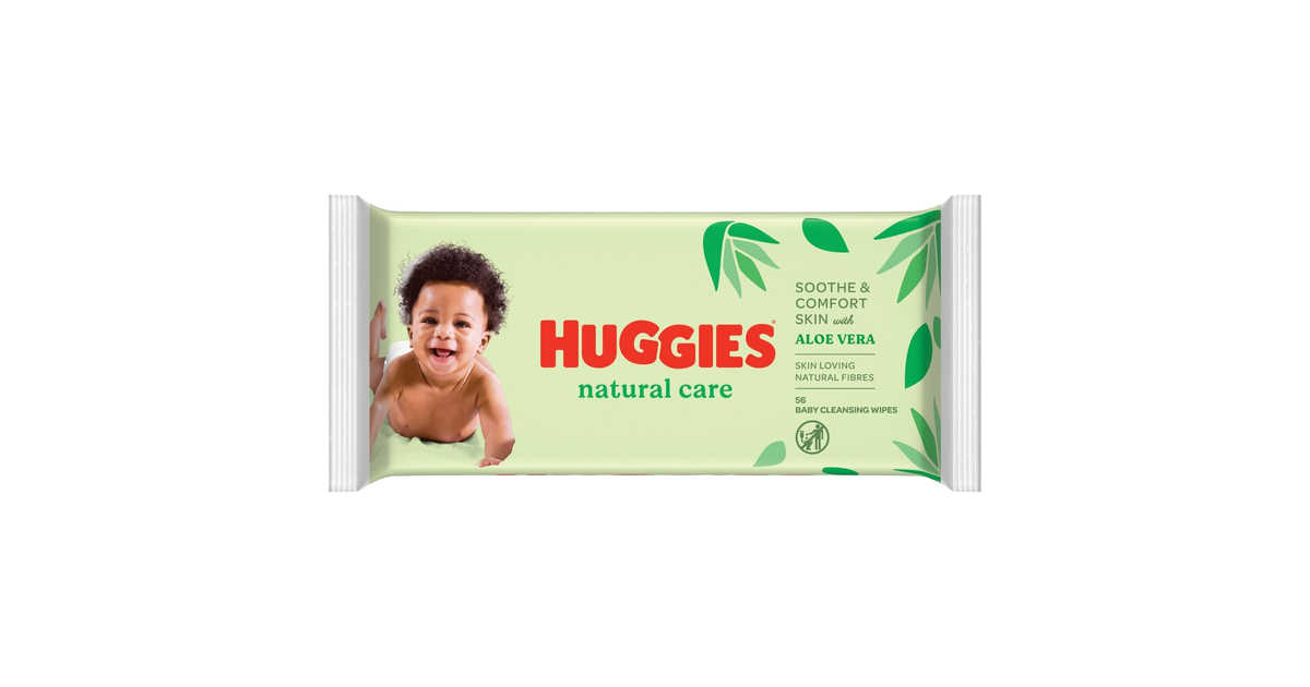 Huggies Natural Care Natural Wipes Pack of 56