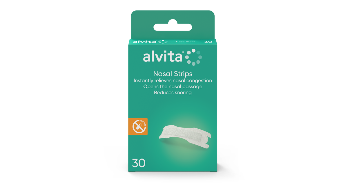 Alvita Nasal Strips Pack of 30