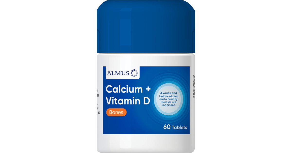 Almus Calcium & Vitamin D Tablets Pack of 60