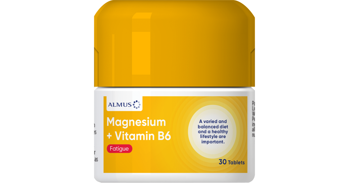 Magnesium & Vitamin B6 Tablets - Pack of 30 | Weldricks Pharmacy