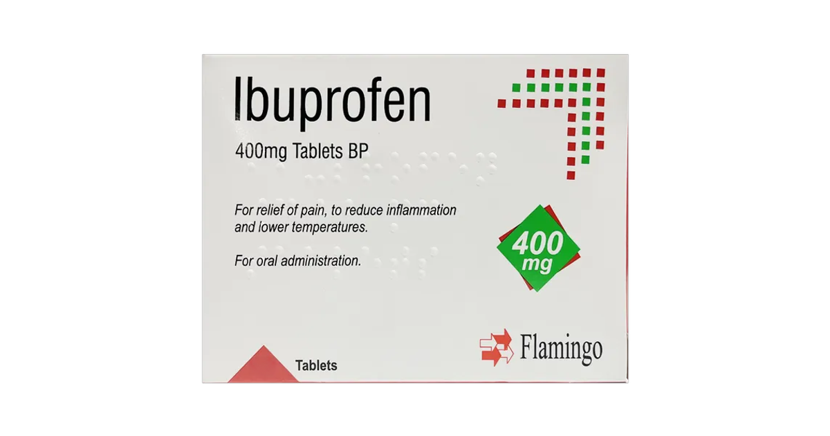 Ibuprofen Tablets 400mg Pack of 48