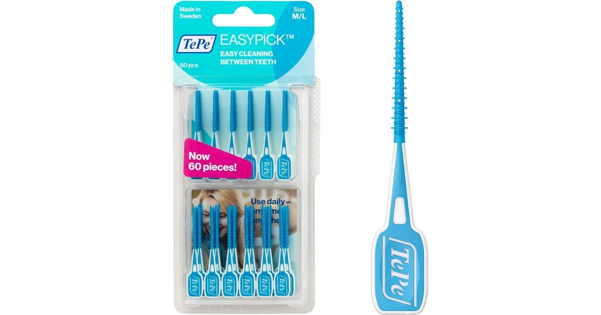 TePe EasyPick Interdental Brushes Blue M/L Pack of 60