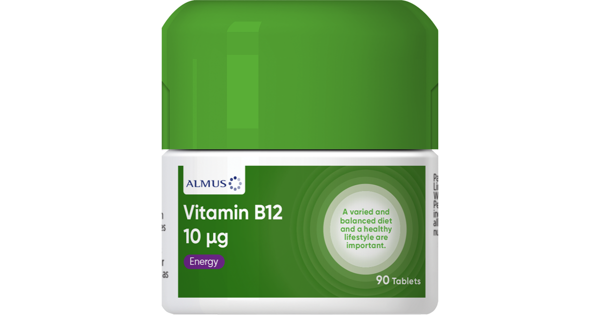Almus Vitamin B12 10ug Tablets Pack of 90