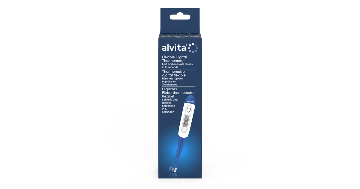 Alvita Digital Thermometer Flexi Tip