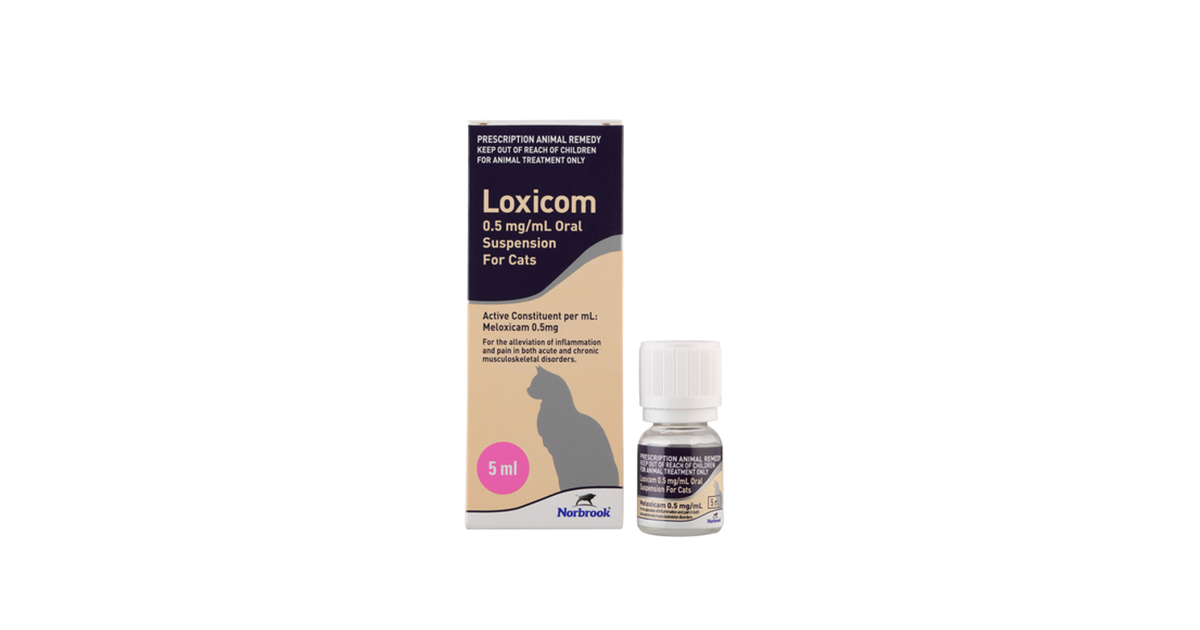 Loxicom 0.5mg/ml Cat Oral Suspension 5ml