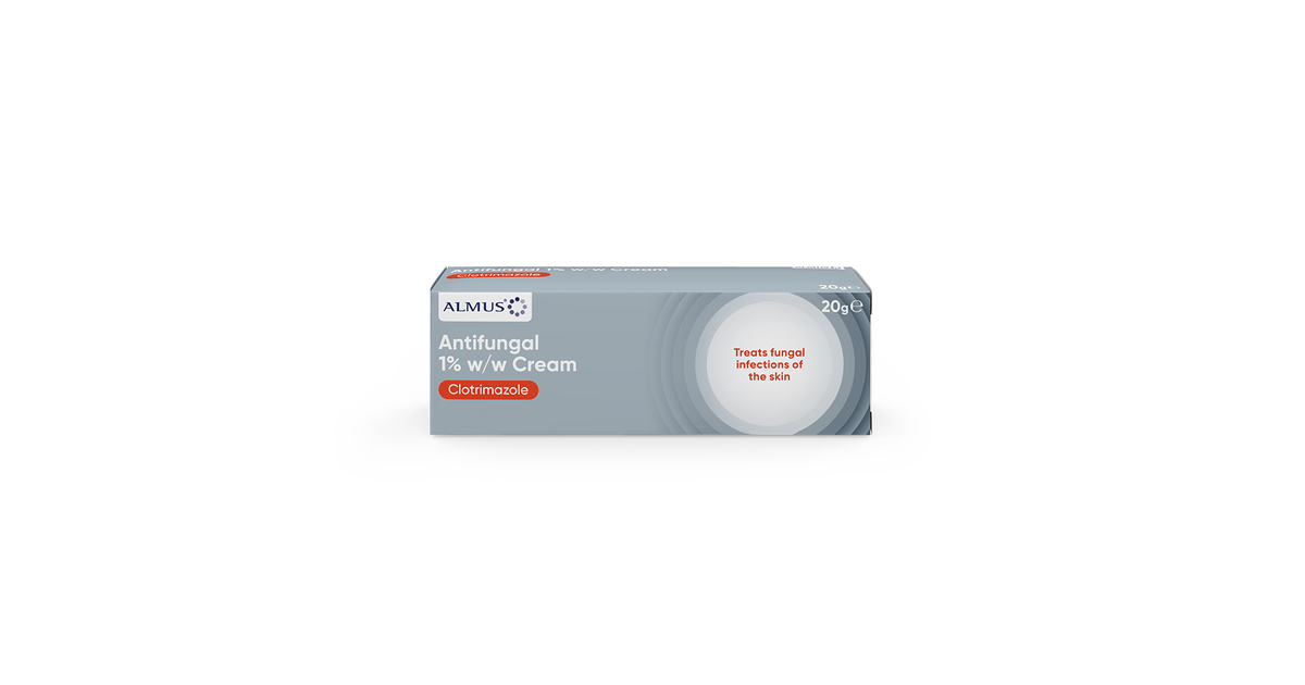 Almus Antifungal Clotrimazole 1% w/w Cream 20g