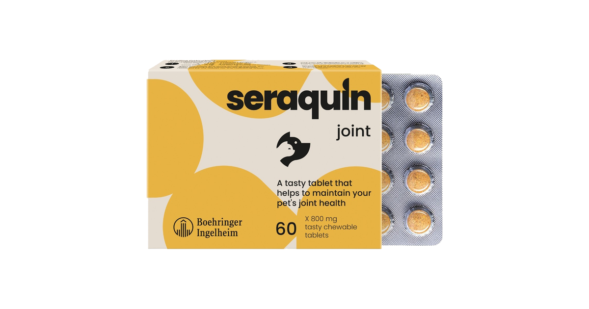 Seraquin Joint 800mg Tablets for Dogs & Cats Pack of 60