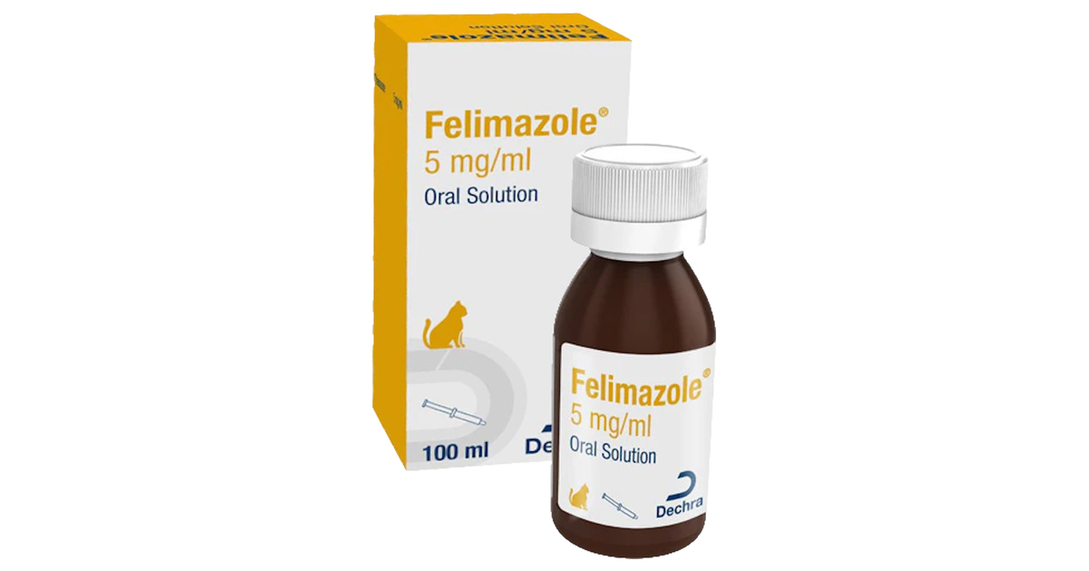 Felimazole 5mg/ml Oral Solution for Cats 100ml