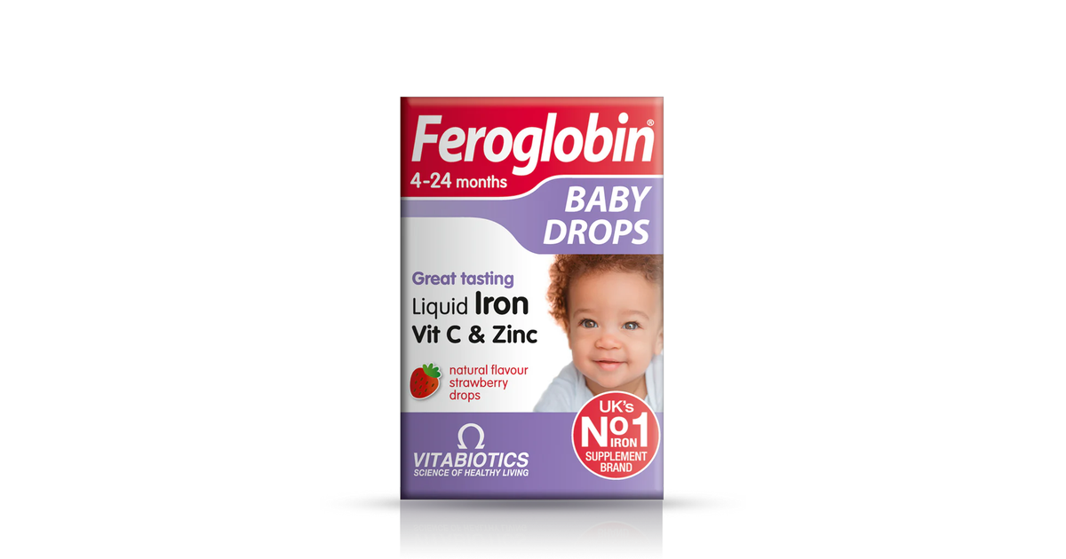 Feroglobin Baby Drops Strawberry Flavour 30ml