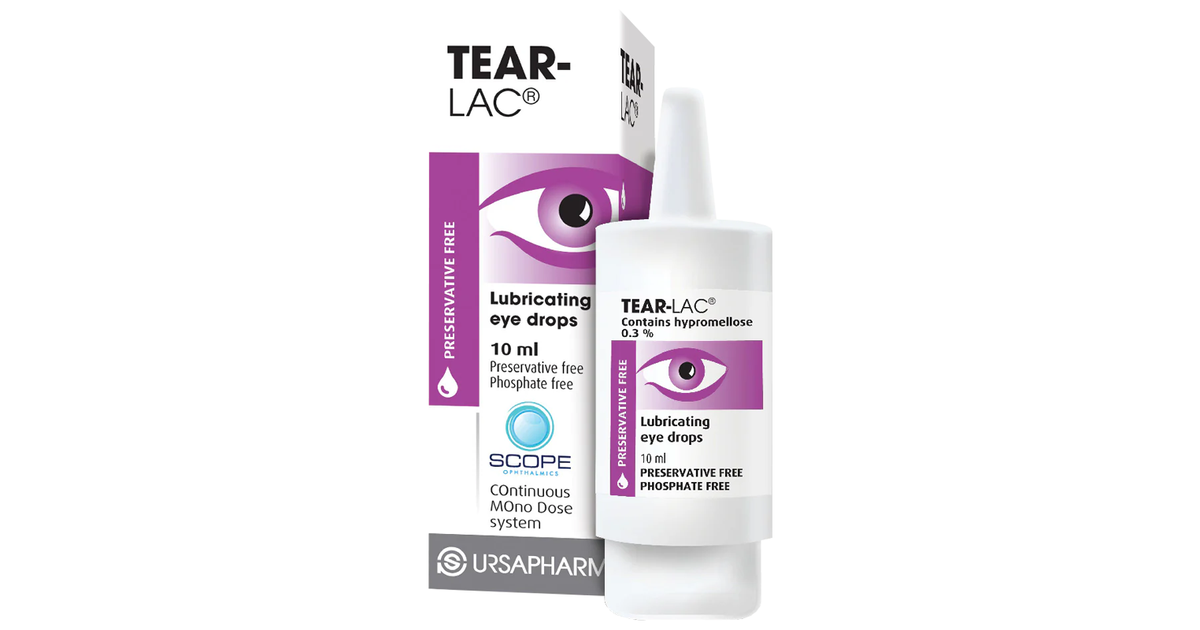 Tear-Lac Lubricating Eye Drops 10ml