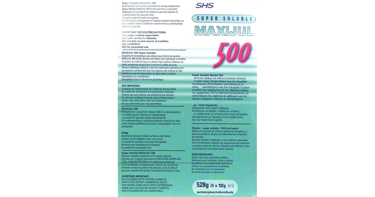 Maxijul Super Soluble Dietary Supplement 132g Pack of 4