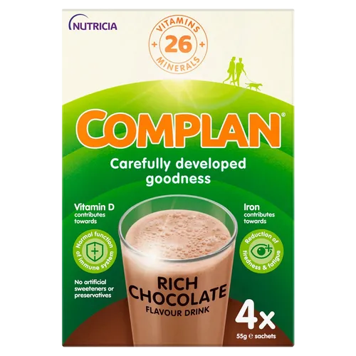 Complan Sachets Banana 55g Pack of 4