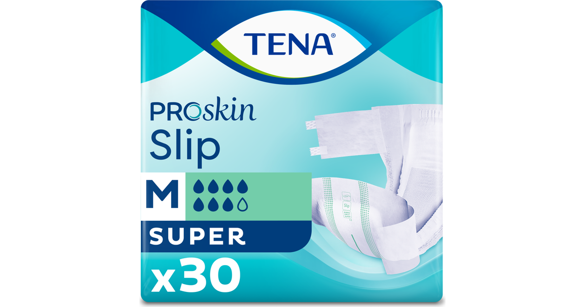 TENA Proskin Slip Super Medium Pack of 30