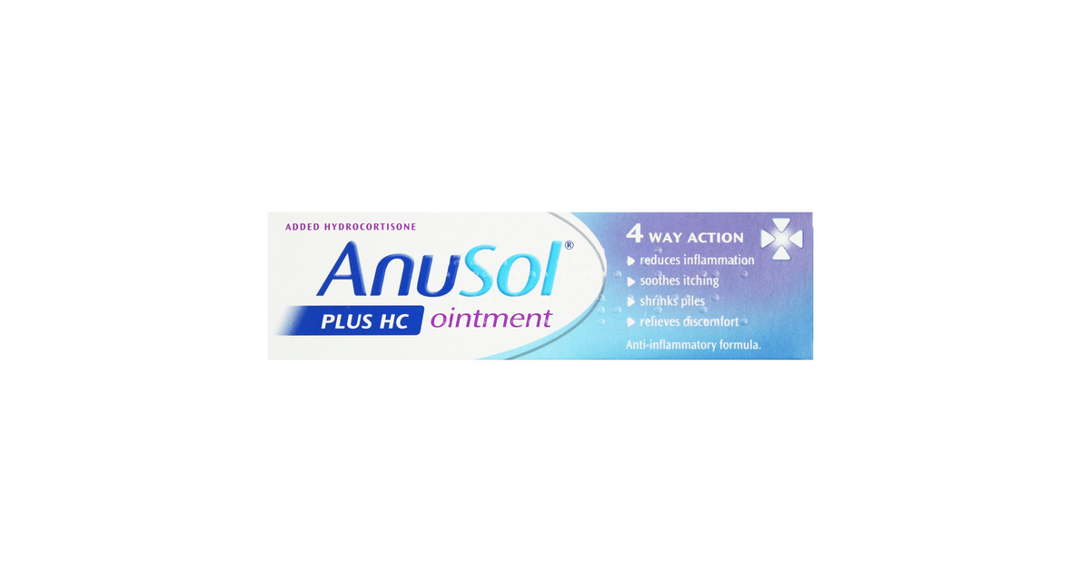 Anusol Plus HC Ointment 15g | Haemorrhoid Relief | Weldricks