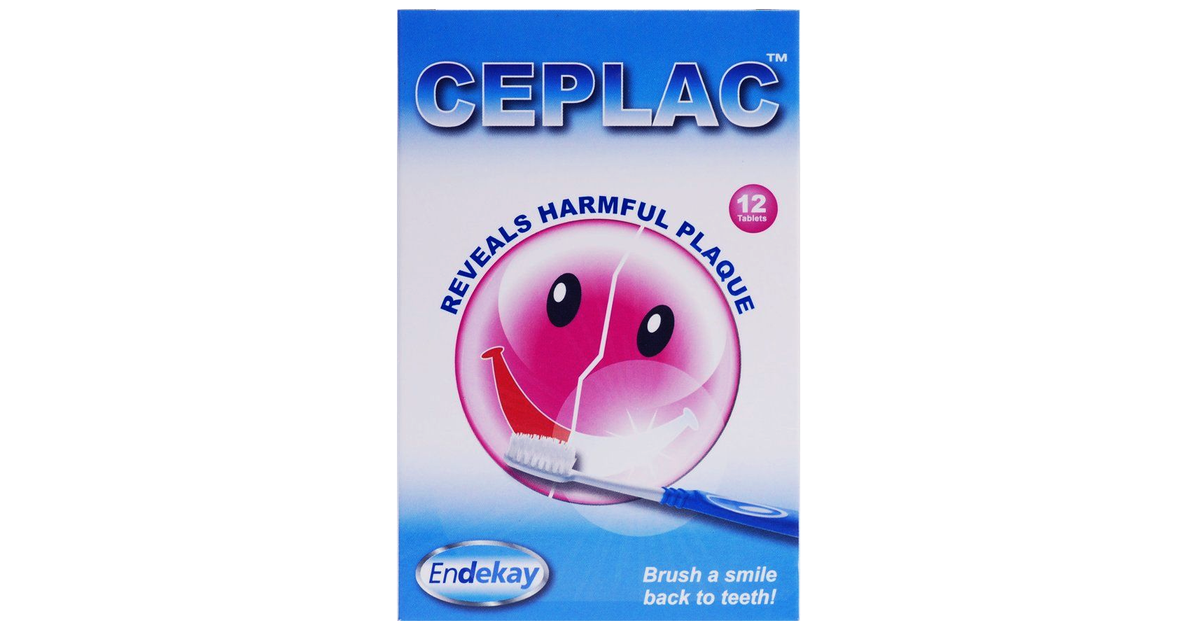 Ceplac Dental Disclosing Tablets Pack of 12