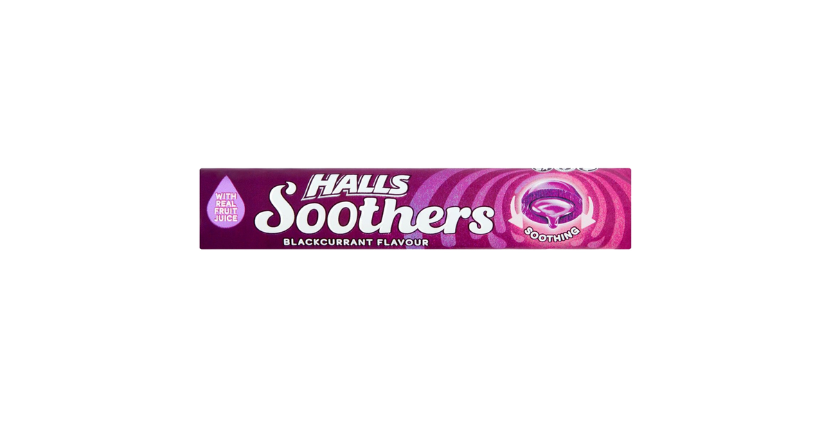 Halls Soothers Blackcurrant: Soothe Sore Throats & Coughs