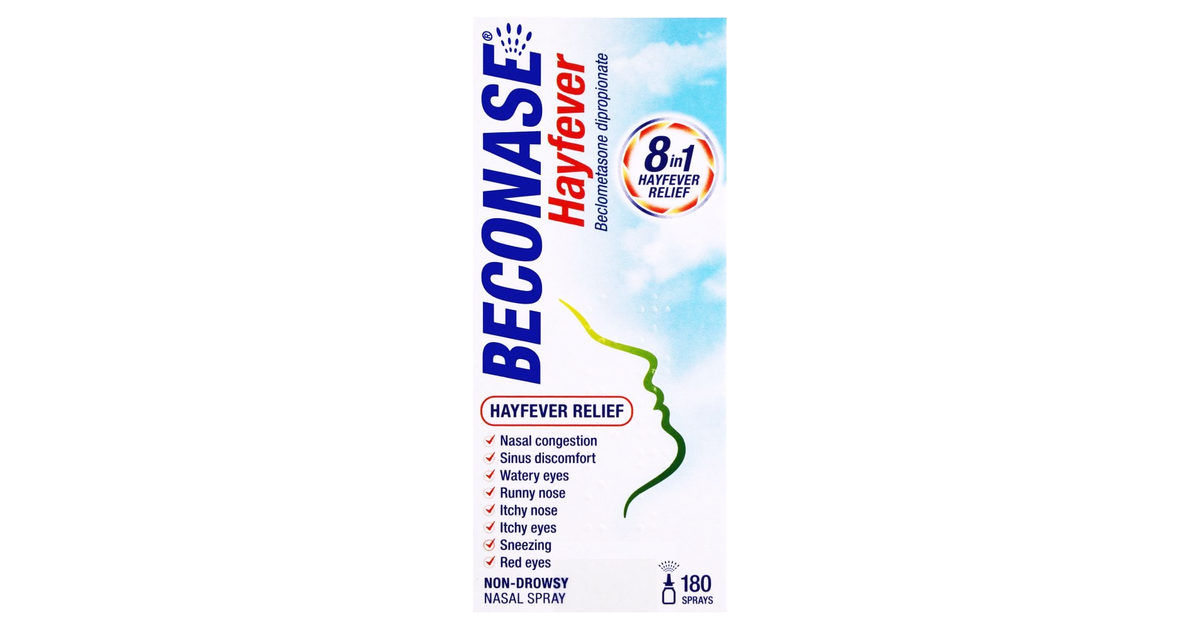 Beconase Hayfever Nasal Spray 180 Dose | Allergy Relief