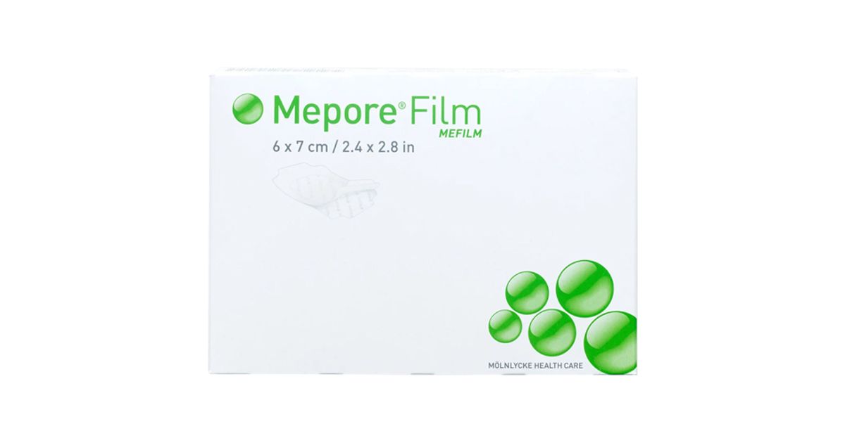 Mepore Adhesive Film Dressing 6cm x 7cm Pack of 10
