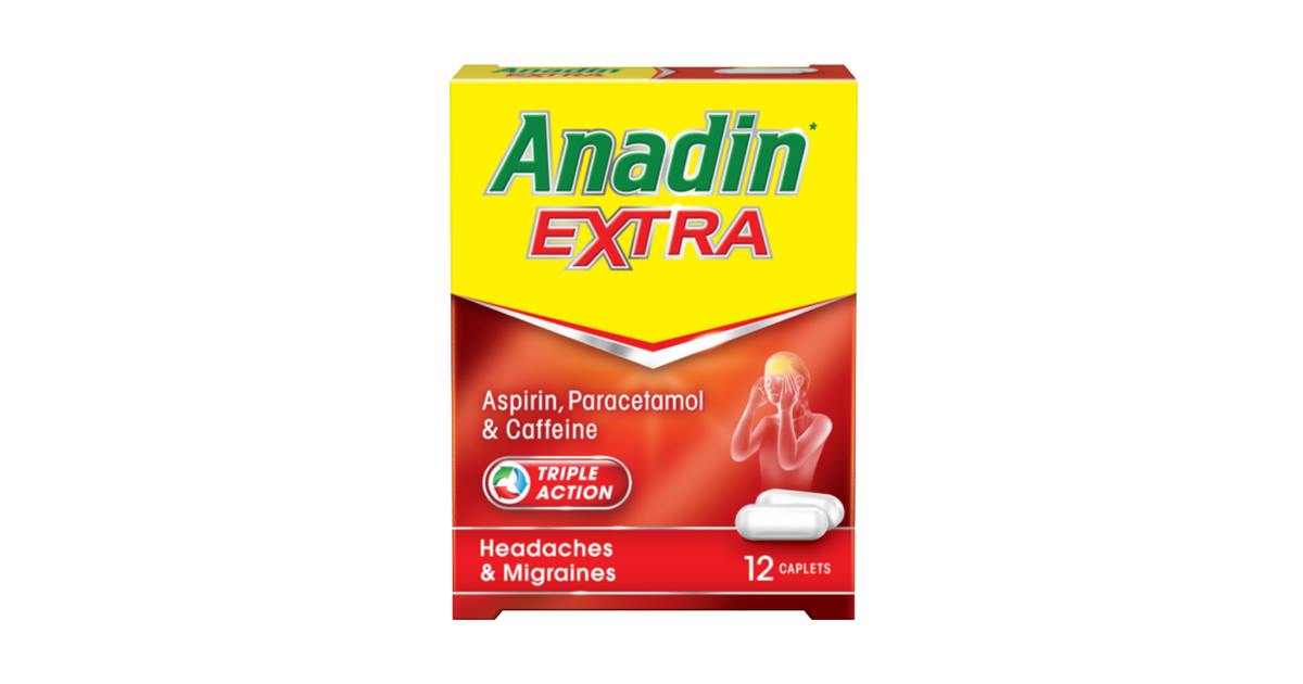 Anadin Extra Caplets Pack of 12