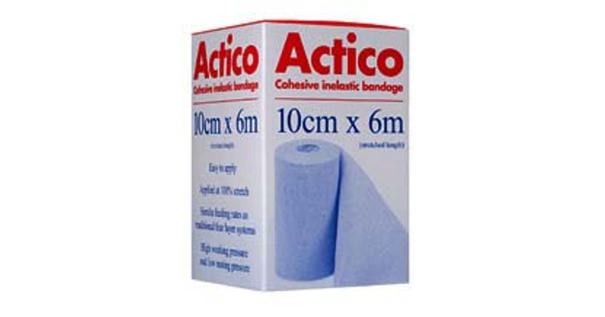 Actico Cohesive Short Stretch Bandage 10cm x 6m