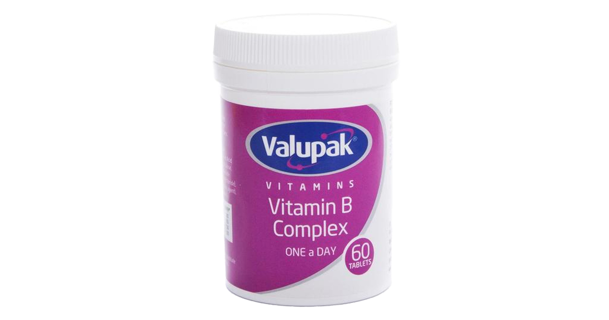 Valupak Vitamin B Complex Tablets Pack of 60