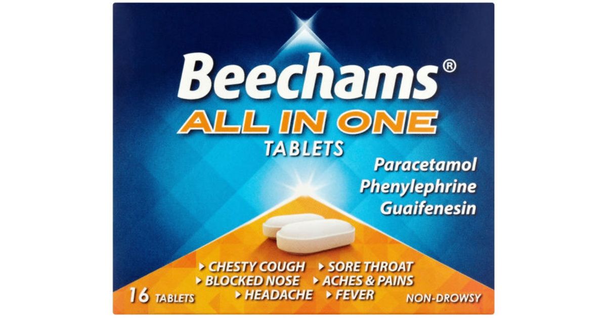 Beechams All-in-one Tablets Non-drowsy Pack of 16