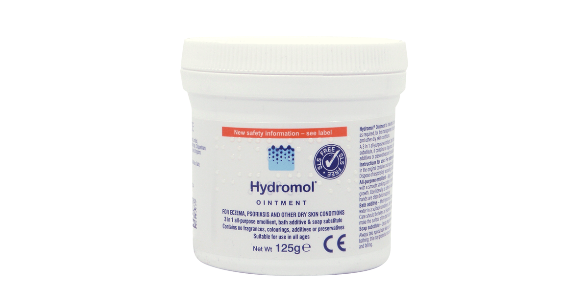 Fragrance-Free Hydromol Ointment 125g for Eczema & Dry Skin