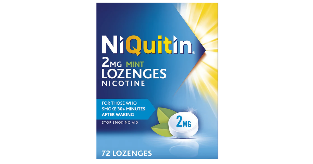 Niquitin 2mg Lozenges Mint Pack of 72