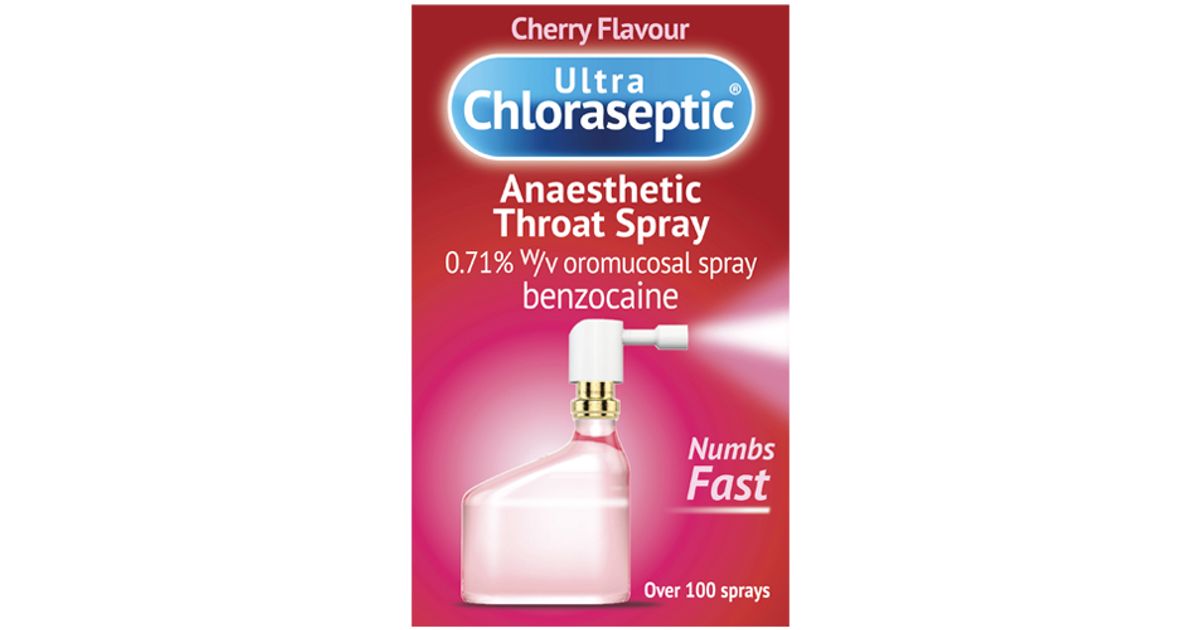 Ultra Chloraseptic Anaesthetic Throat Spray Cherry 15ml