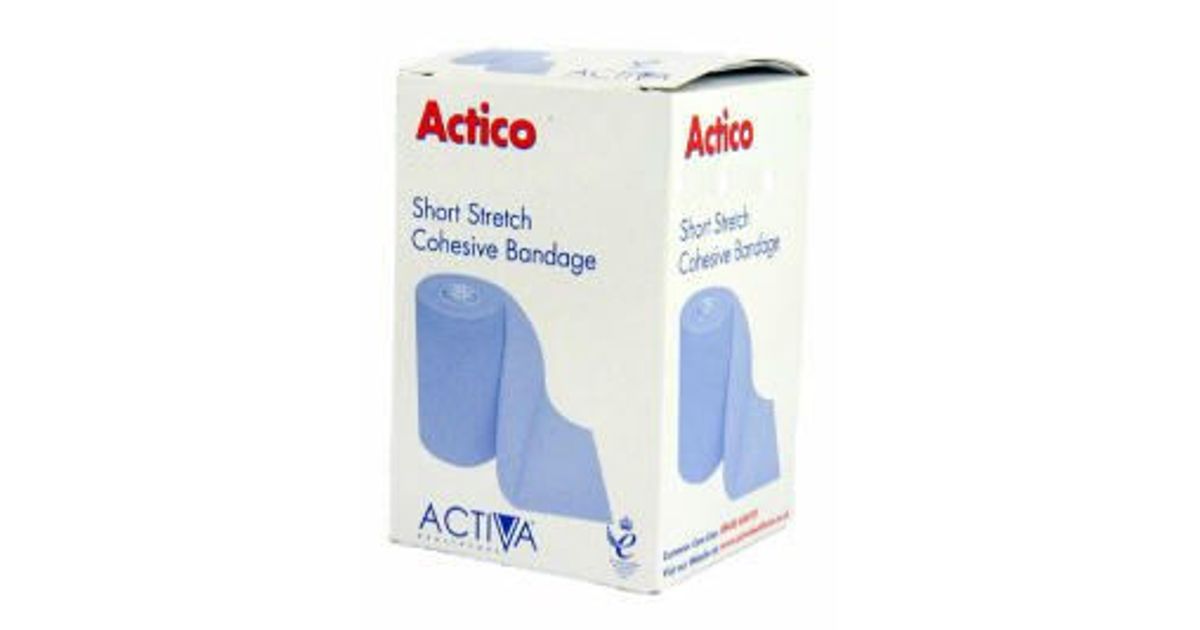 Actico Cohesive Short Stretch Bandage 6cm x 6m