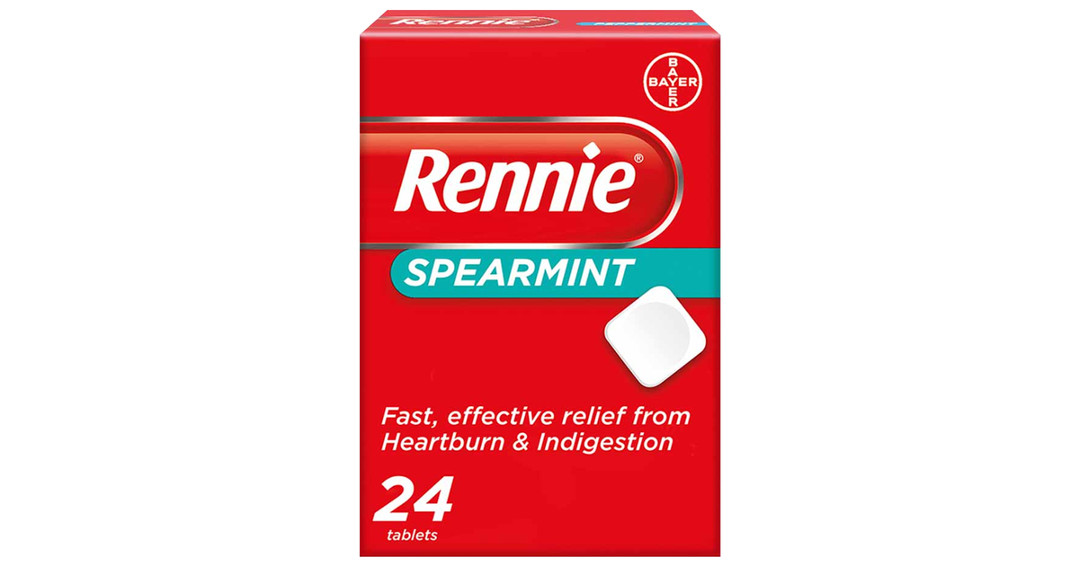 Rennie Spearmint Tablets Pack of 24