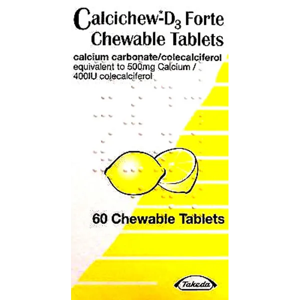 Calcichew D3 Forte Tablets Chewable Pack of 60
