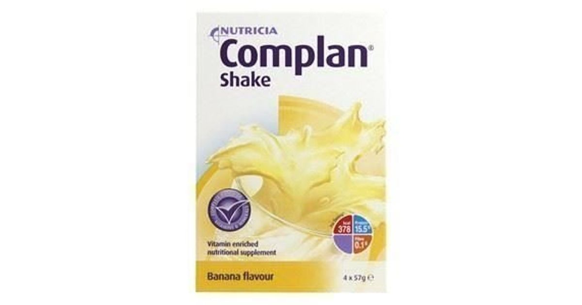 Complan Shakes Banana 57g Pack of 4