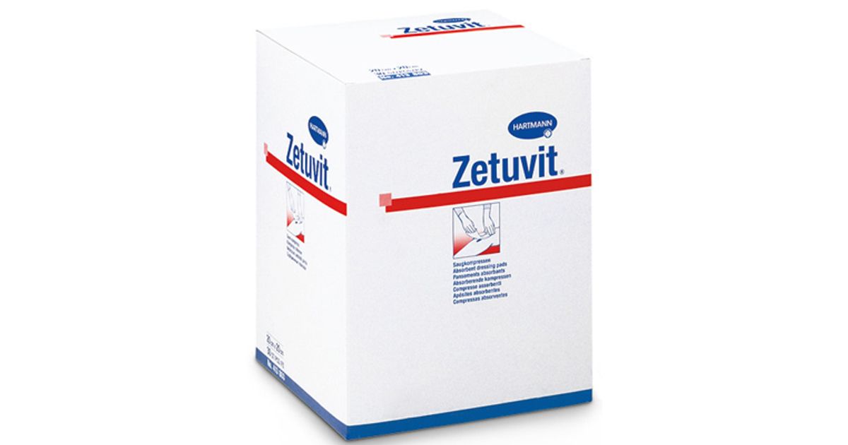 Zetuvit Absorbent Cellulose Dressing 10cm x 20cm Pack of 25