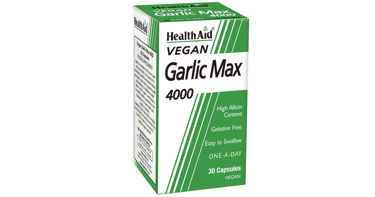 HealthAid Garlic Max 4000mg Capsules Pack of 30