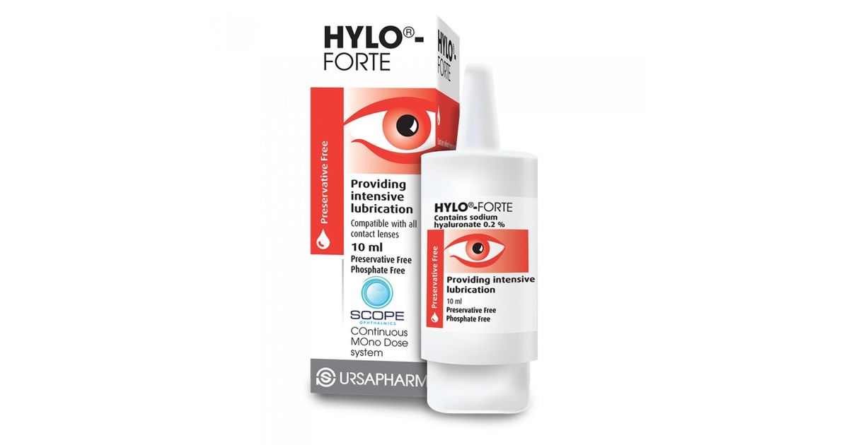 Hylo-Forte Lubricating Eye Drops 10ml