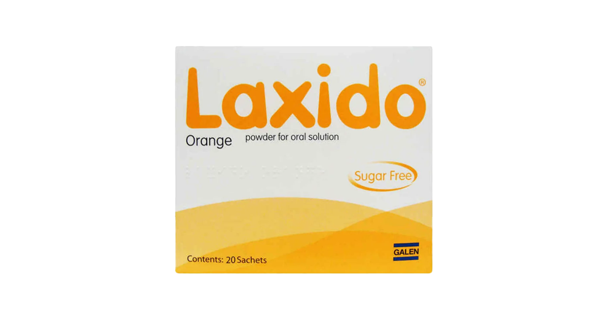 Laxido Orange Powder Sachets (Sugar Free) - Pack of 20