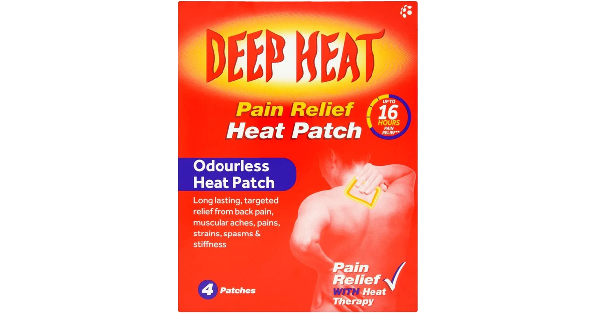Deep Heat Patch Pack of 4
