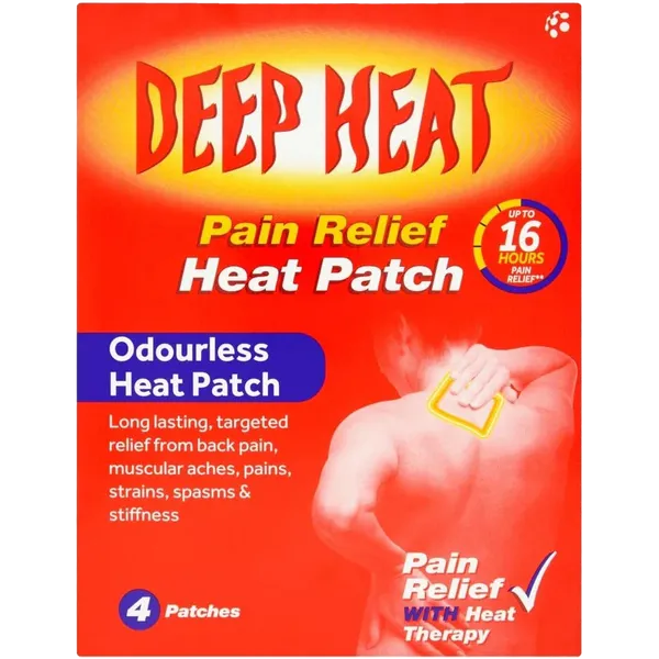 Deep Heat Patch Pack of 4