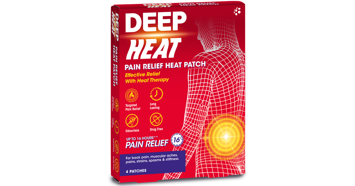 Deep Heat Patch Pack of 4